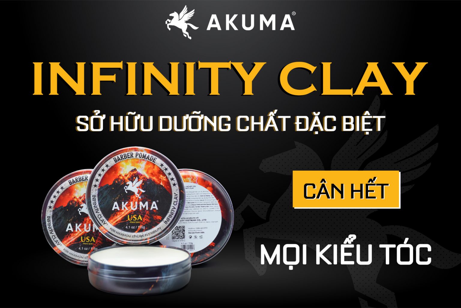 AKUMA - Sáp chơi tóc AKUMA