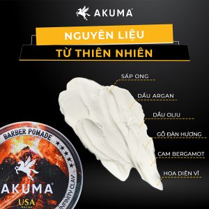 Sáp vuốt tóc AKUMA INFINITY CLAY 116g - Sáp chơi tóc AKUMA